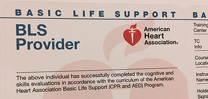 Miami BLS Class - Basic Life Support in Miami IL